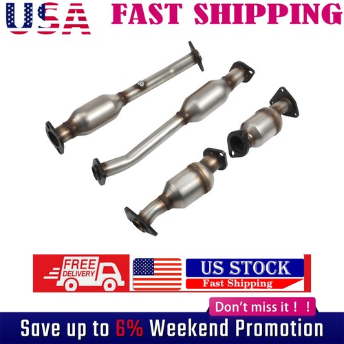Exhaust For 05-12 Pathfinder 4.0L Replacement Left Right GEARZAAR 4Pcs ...