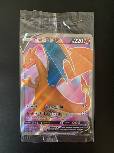 Charizard V Promo SWSH050 Futuri Campioni Carta Pokémon SEALED MINT ...