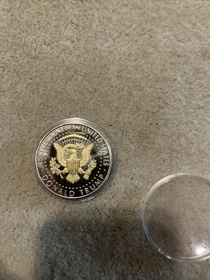 DONALD TRUMP 2020 SILVER GOLD Plated Rare Coin 45 President ...