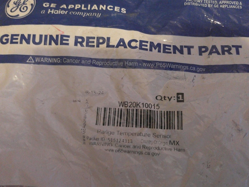 WB20K10015 - GE Genuine OEM Range Temperature Sensor | eBay