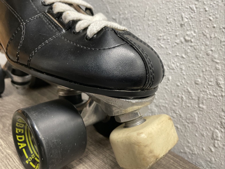 Vtg Labeda SP204 Roller Speed Skates Sz 7 Leather Quad Cruiser Pacer ...