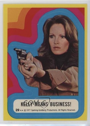 1977 Topps Charlie's Angels Stickers Kelly Garrett Jaclyn Smith #29 1md ...