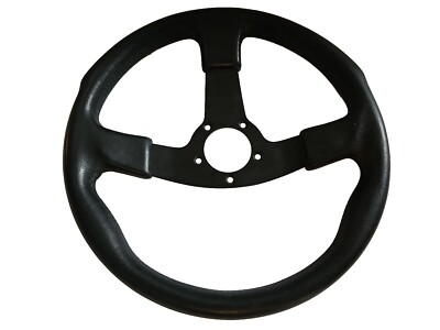 5 Bolt Steering Wheel for 5 Bolt 13.5in Black Leather | 0203 ...