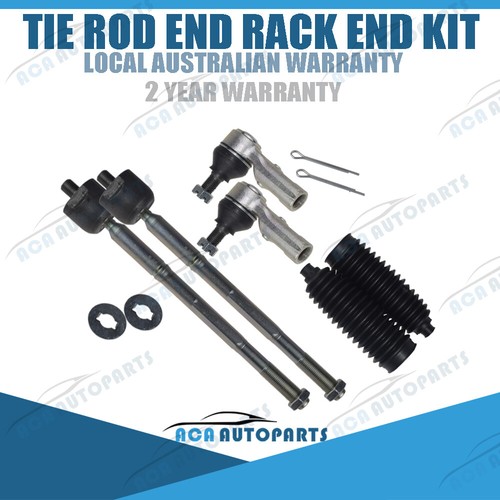 LH+RH Outer Tie Rod Ends + Rack End for Toyota Hilux Revo 2015-2019 4WD ...