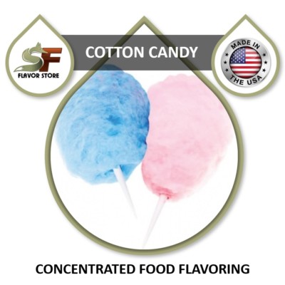 Cotton Candy Food Flavor - Concentrated Food Flavoring - 1oz/30ml ...