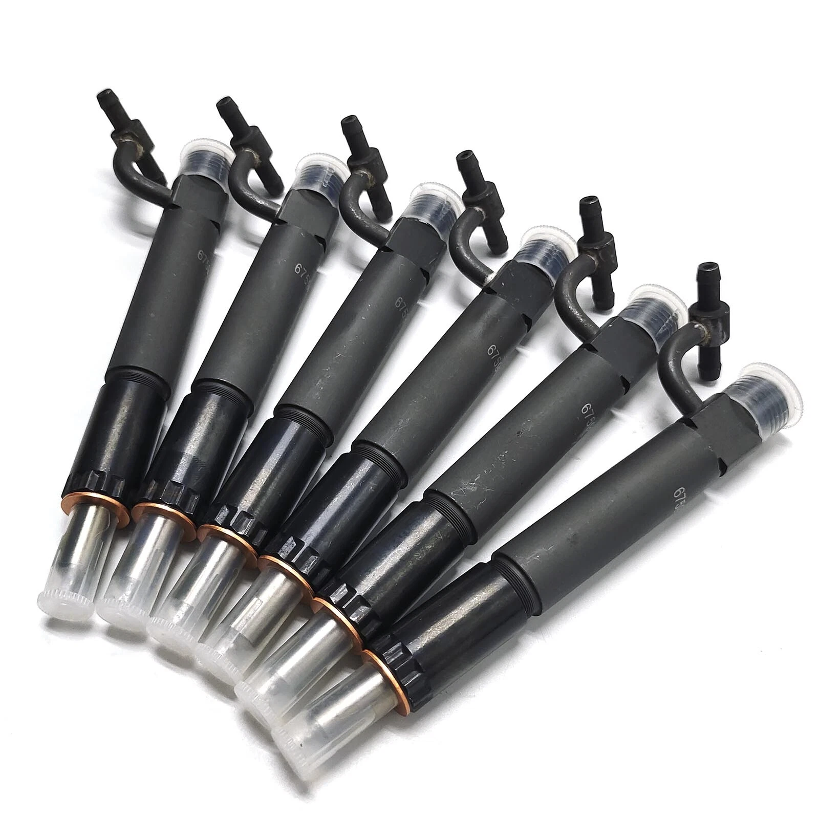 6Pcs 631571C91 Fuel Injectors For Case-IH Tractor 1466 1486 1586 966 ...