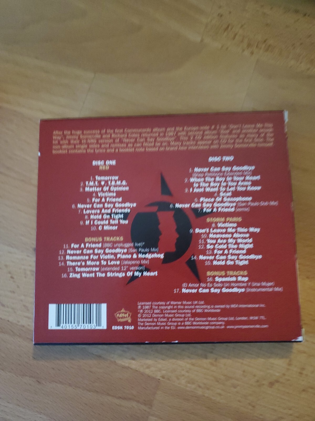 Red [Deluxe Edition] by The Communards (CD, Jul-2012, 2 Discs, Edsel ...