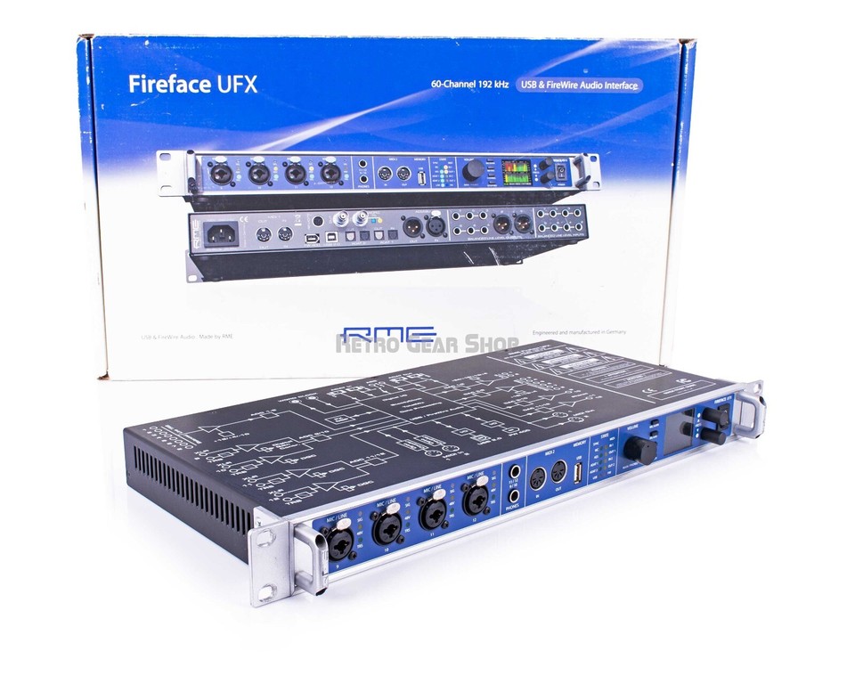 RME Fireface UFX USB Audio Interface ad/da analog digital converter | eBay