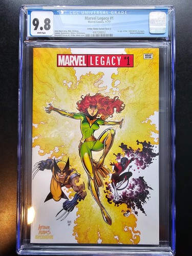 Marvel Legacy #1 Arthur Adams Exclusive Cover A CGC 9.8 1st Million BC ...