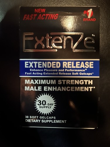 Extenze Male Enhancement Maximum Strength Men’s Pills; Sealed Package ...