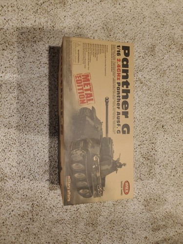 Taigen Imex 1/16 RC Tank Panther 1 New Never Used Perfect Metal Version ...