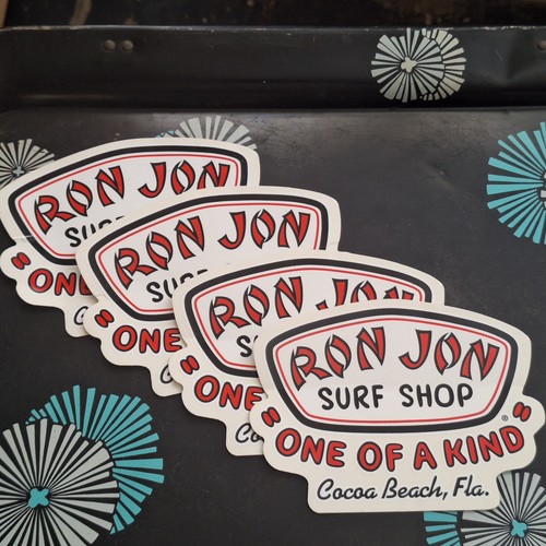 (4) Ron Jon Surf Shop Cocoa Beach Florida Decal Bumper Sticker One Of A ...