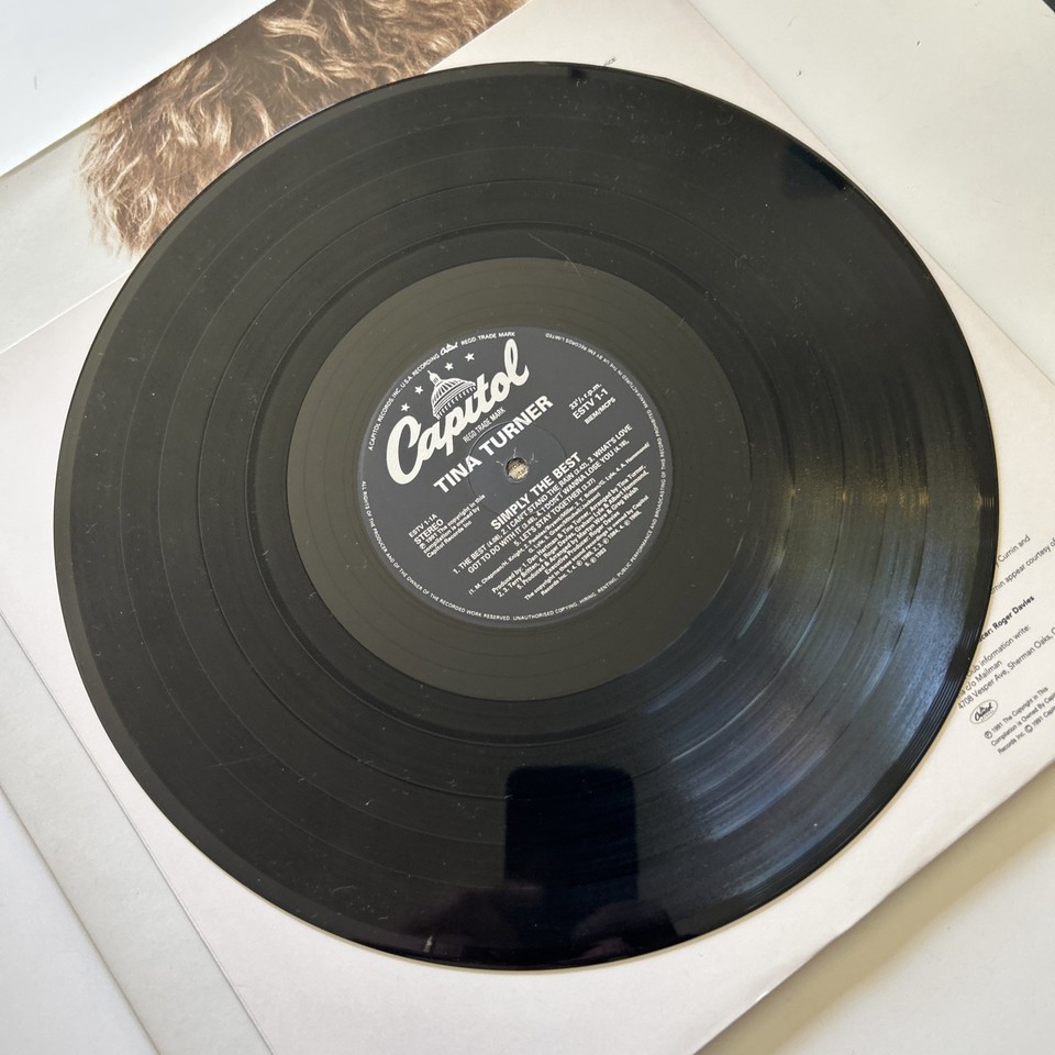 TINA TURNER SIMPLY THE BEST, GATEFOLD 1991 ORIGINAL 12" VINYL RECORD NM ...