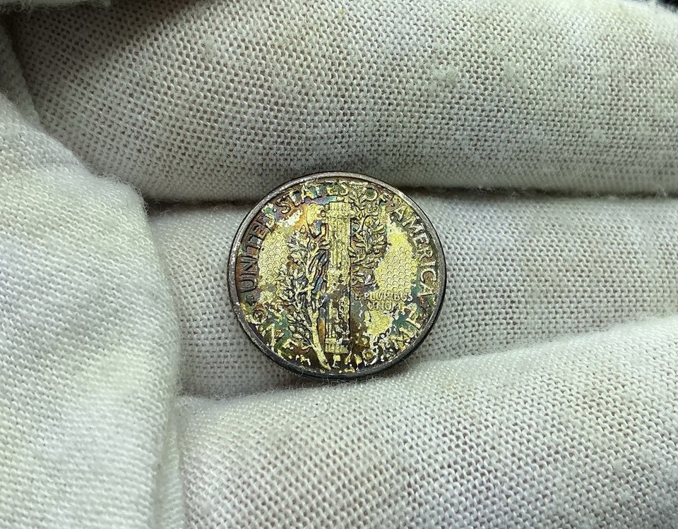 1942-P US Silver Winged Liberty Mercury Dime 10 Cents F331 | eBay