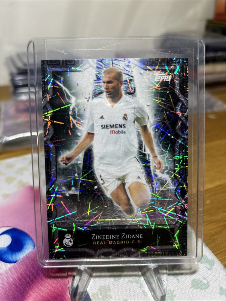 Carte Card Carta n°MO-6 Zinédine ZIDANE Real Madrid TOPPS FAN SET 2024 ...