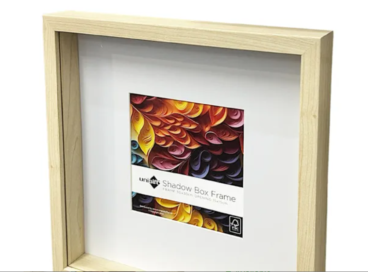 4x Square Shadow Box Photo Frame 30x30CM Picture Art Drawings Holder ...