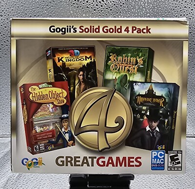 Gogii’s Solid Gold 4 Pack Great Games! PC Game! | eBay