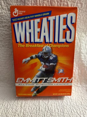 Emmitt Smith-All Time Rushing Leader-Wheaties Box-Vintage 1995-Sealed ...