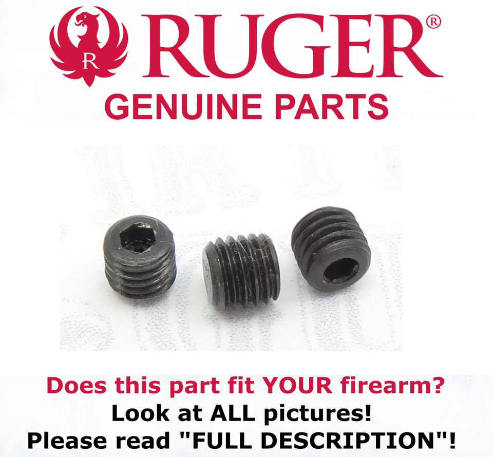 RUGER Blued HEX Filler Screws Mark 1 2 3 4 Scope Base Mount MKIII IV 22 ...