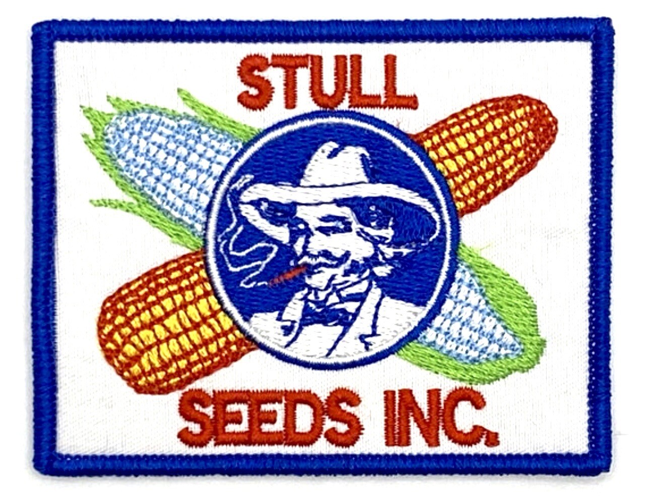 Stull Seeds Agriculture Farming Iron On Patch Retro Vintage Style Hat ...