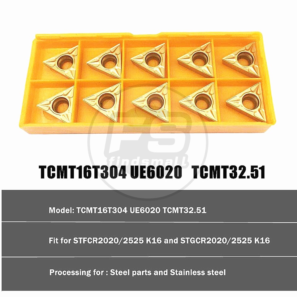 TCMT32.51 UE6020 TCMT16T304 Carbide Turning Inserts Lathe Milling ...