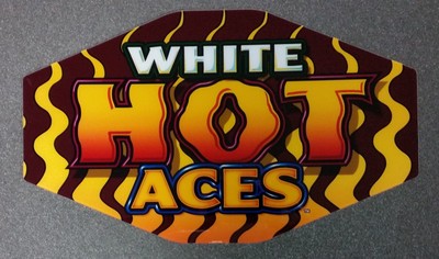 IGT Slot Machine Polygon Topper Insert WHITE HOT ACES | eBay