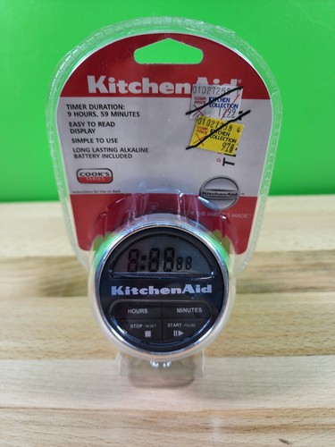 KitchenAid Digital Timer Cooks Series - Chrome & Black Brand New ...