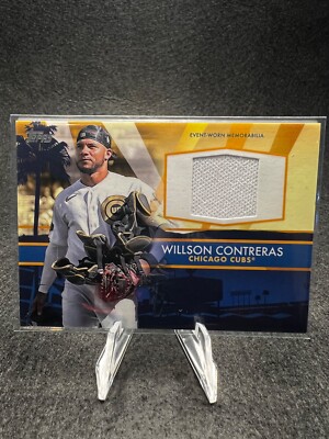 2022 Topps Update WILLSON CONTRERAS Relic All-Star Stitches Patch Relic ...