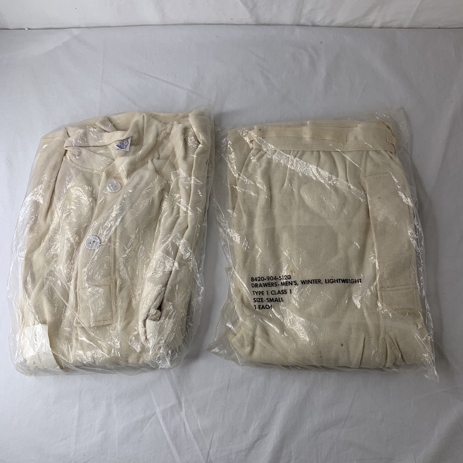 Rare Vintage Military Thermal Long Underwear Set Men’… - Gem