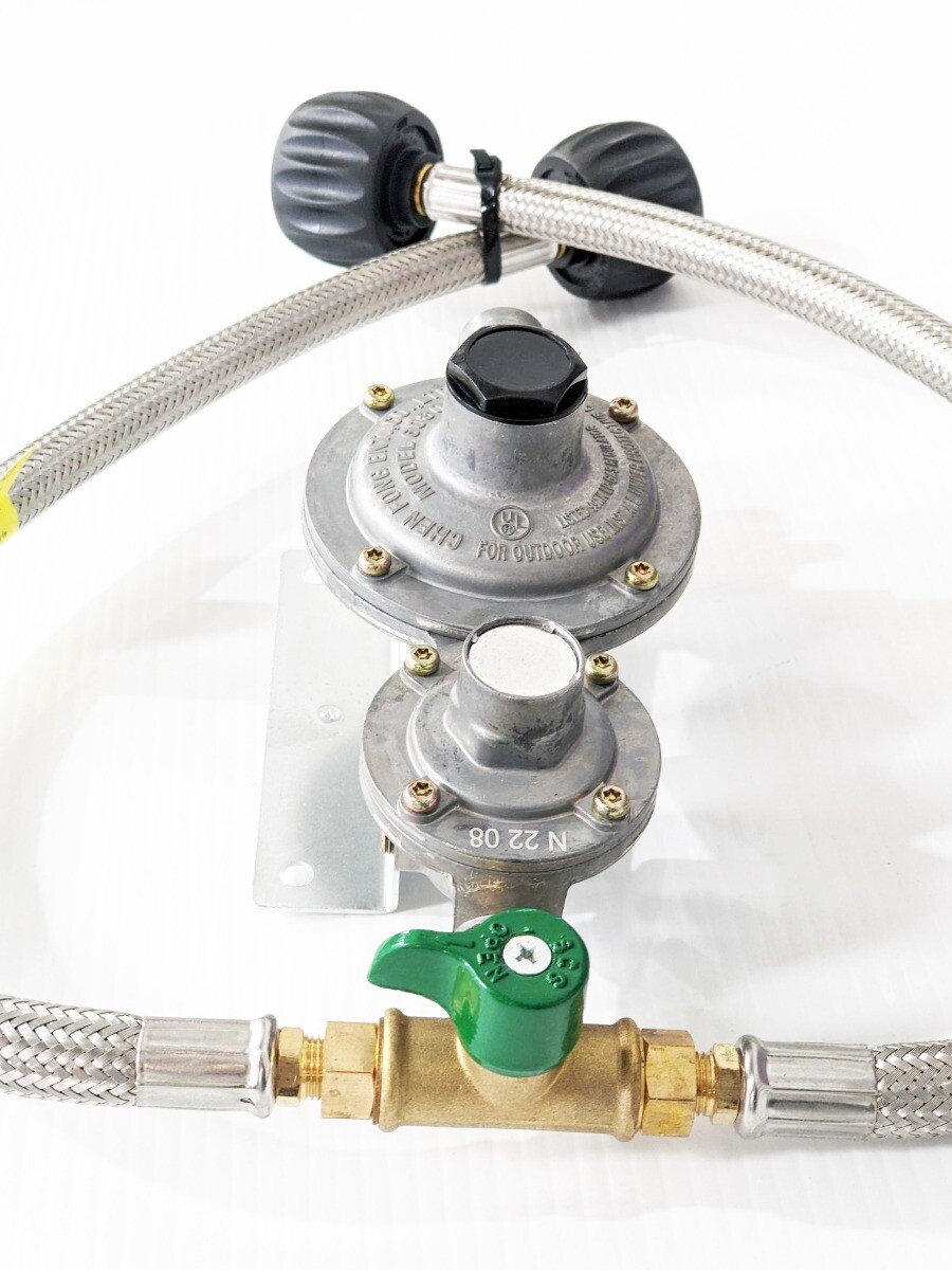 Double Gas Regulator 450mm [ASSEMBLY] | eBay Australia