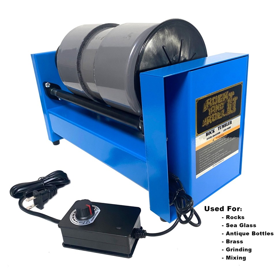 Rock Tumbler - Single Barrel Rock Lapidary Polisher Machine 15 LB | eBay