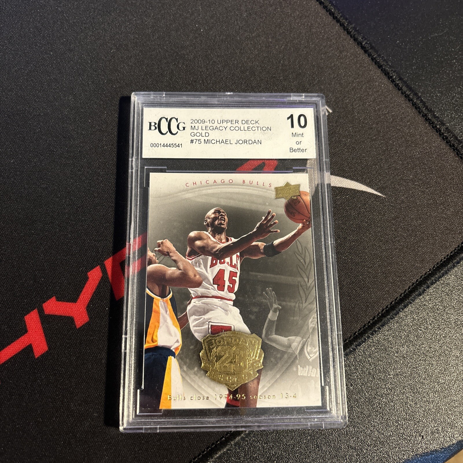 2009-10 Upper Deck MJ Legacy Collection Gold #75 Michael Jordan BCCG 10 ...