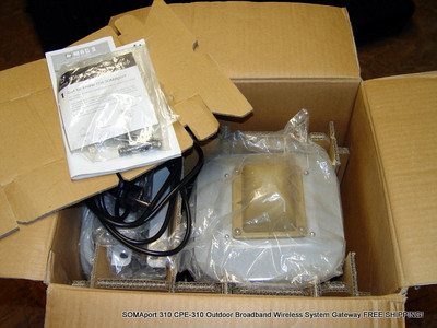 SOMAport 310 CPE-310 Outdoor Broadband Wireless System Gateway FREE ...