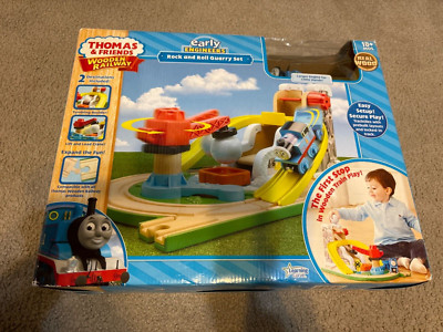 NEW THOMAS Early Engineers Rock and Roll Quarry Set Wooden Railway ...