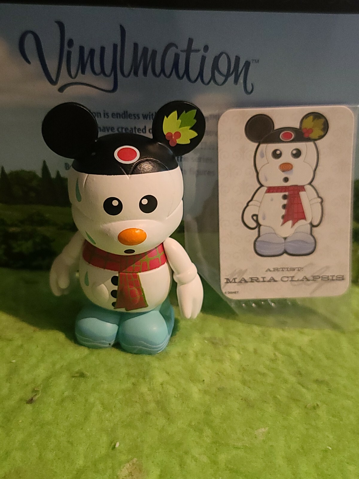 DISNEY Vinylmation 3" Park Set 1 Holiday Melty Snowman Christmas | eBay