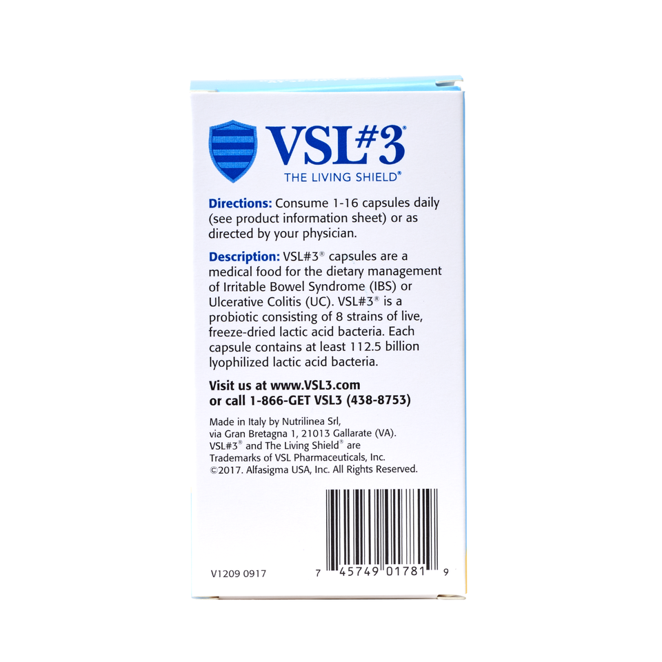 VSL #3 Probiotic - 60 Capsules- (with out ice pack) - 05/2026 ...