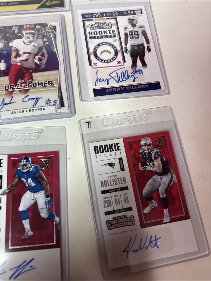 autograph football cards lot 17 Total Some Serials lot 1 | eBay
