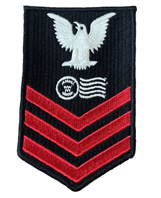 US Navy Postal Clerk Rate 1ST Class Petty Officer Rating Patch USN NOS ...