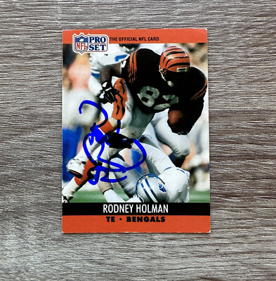Rodney Holman 1990 Pro Set Autographed #464 Signed Bengals Auto | eBay