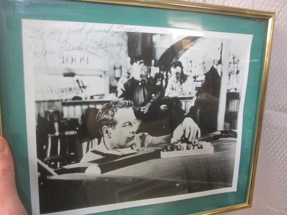 The Hustler Paul Newman Billiards Pool Print Framed Photo 12x10 w ...
