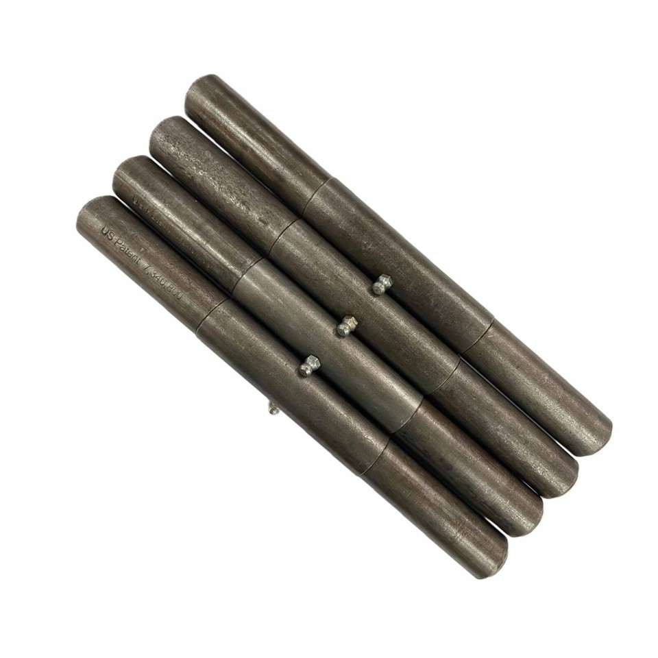 10" Greaseable Weld-On Ramp Door Hinges 4-Pack Heavy Duty for Utility ...