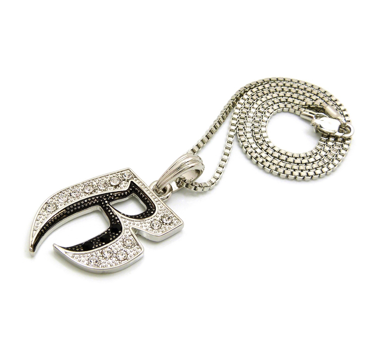 NEW 'R' RUFF RYDERS PENDANT & 24" VARIOUS CHAINS HIP HOP NECKLACES ...