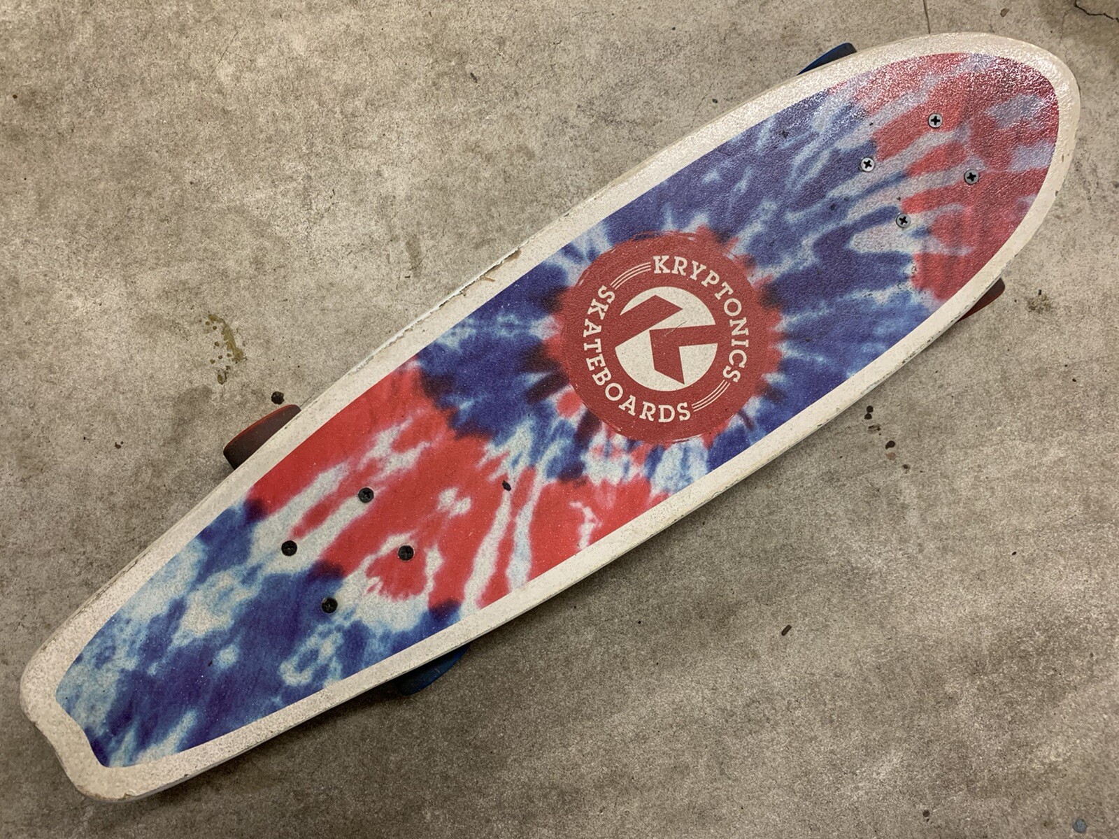 Kryptonics Complete Penny Skateboard 28" Red White Blue Bones Super ...