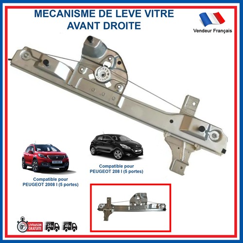 LEVE VITRE ELECTRIQUE AVANT DROIT POUR PEUGEOT 208 2008 - 9806088080 ...