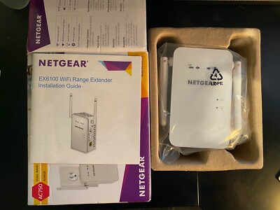 NETGEAR EX6100 IEEE 802.11ac 750Mbps AC750 DUAL BAND Wireless Range ...