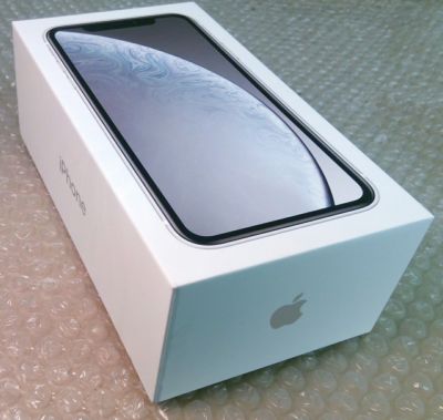 Original empty box for APPLE iPhone XR 64GB White - With Charging Cable ...