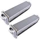 Pair Intercoolers For Audi A4 A6 A8 Q5 Q7 S4 S5 V6 3.0L 4.2L GAS DOHC ...