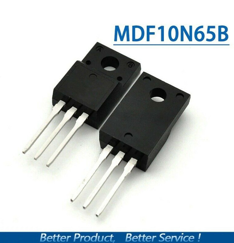 3 Pezzi MDF10N65B - MD F10N65B TRANSISTOR MOSFET 650V 10A 48W TO-220F TO-220 | eBay