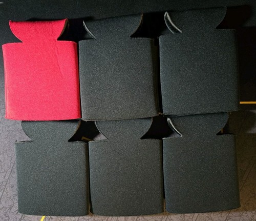 Snap-on Koozies Set Of 6 Brand New Foam | eBay