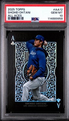 2025 Topps Baseball ALL ACES Shohei Ohtani PSA 10 GEM MT #AA-12 | eBay